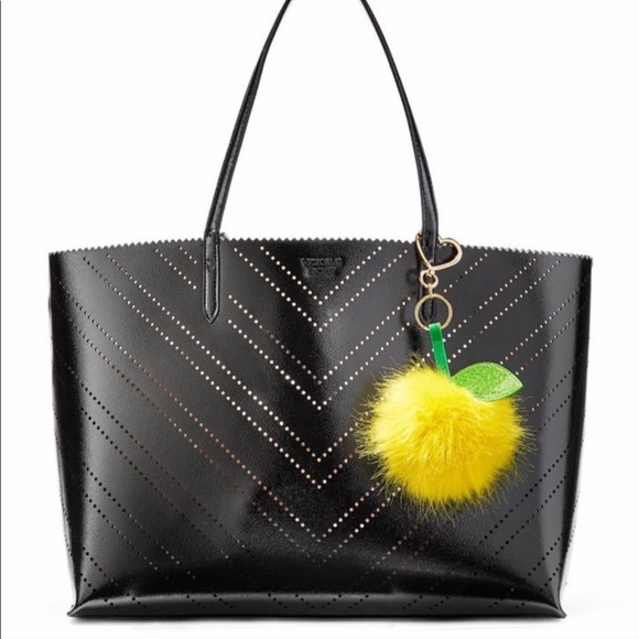 Victoria's Secret | Accessories | Victorias Secret Fuzzy Lemon Keychain ...